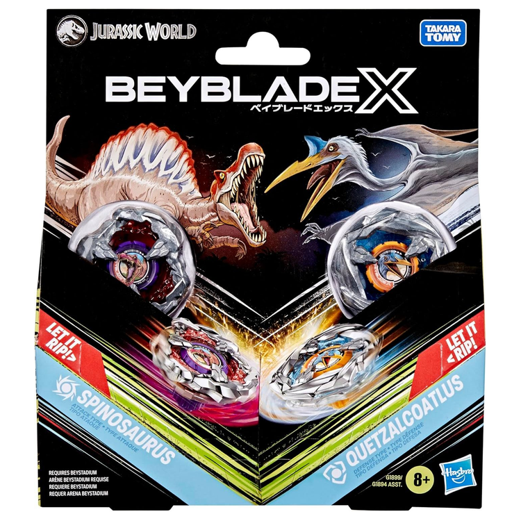 Spinosaurus vs Quetzalcoatlus - Jurassic World - Beyblade Shop